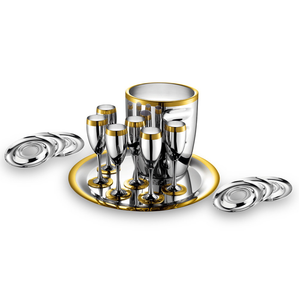 La Perle Set - Décor Gold Plated - Zepter Shop